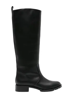 SCAROSSO Sofia Knee-high Boots - Black