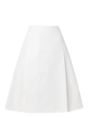 Marni Marni Pleated Midi Skirt White