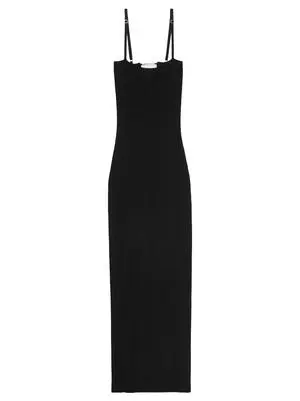 Jacquemus La Robe Sierra Midi Dress - Black