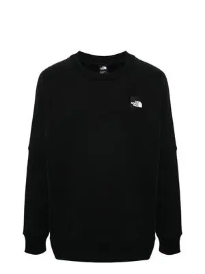 The North Face Rubberised-logo Cotton Sweatshirt - Black