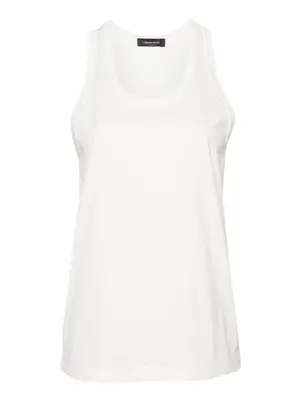 Fabiana Filippi Panelled Tank Top - White