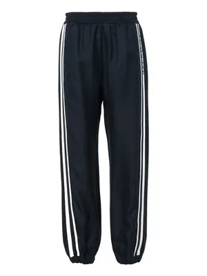 Moncler Logo-embroidered Track Pants - Blue