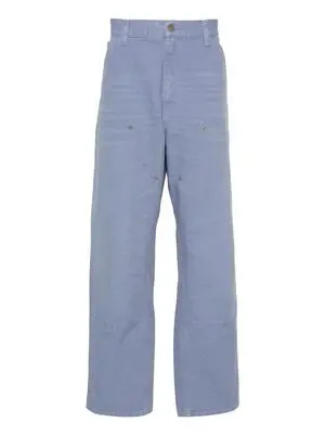 Carhartt Work In Progress Double Knee Straight-leg Trousers - Blue