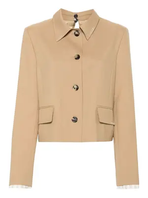 Marni Single-breasted Blazer - Brown