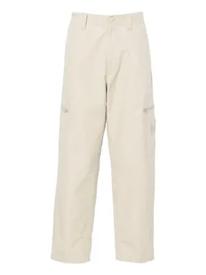 Stone Island Compass Badge Wide-leg Trousers - Neutrals