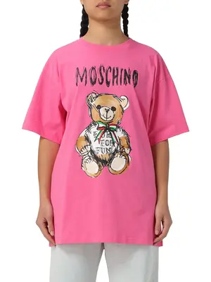 Moschino Moschino Couture Teddy Bear T-Shirt Fuchsia