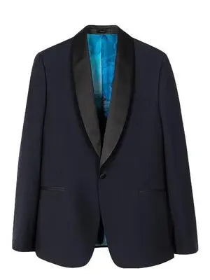 Paul Smith Tailored-fit Wool-mohair Evening Blazer - Blue