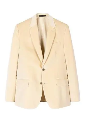 Paul Smith The Soho Tailored-fit Velvet Blazer - White