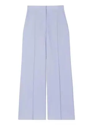 Paul Smith Wide-leg Wool Pants - Blue