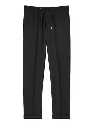 Paul Smith Slim-fit Wool Pants - Black