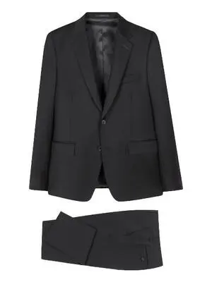 Paul Smith Tailored-fit Wool Twill Two-button Suit - Black