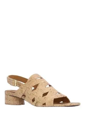 L'AMOUR DES PIEDS L'Amour Des Pieds Elloise Slingback Sandal Natural/ Gold