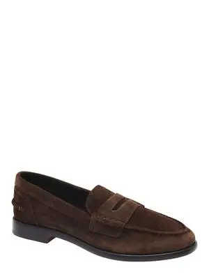 Rag & Bone Carter Penny Loafer - Dark Espresso Suede