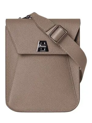 Akris Akris Mini Anouk Leather Crossbody Bag Taupe