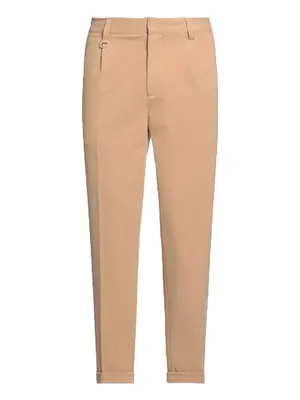 PAOLO PECORA Tapered Regular Fit Trousers - Beige
