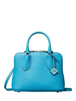 Tory Burch Tory Burch Mini Leather Swing Crossbody Bag Cerulean