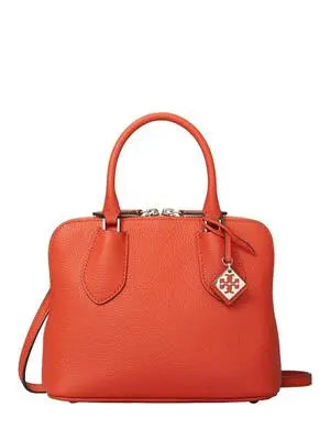 Tory Burch Tory Burch Mini Leather Swing Crossbody Bag Poppy Red