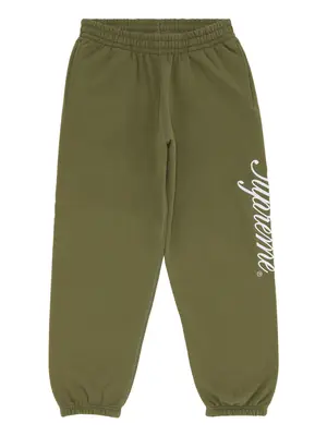 Supreme Raised Script Sweatpant 'light Olive - Green