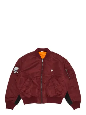 Supreme X Bounty Hunter Ma-1 Jacket - Red