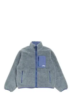 StÜssy Sherpa Reversible Jacket - Blue