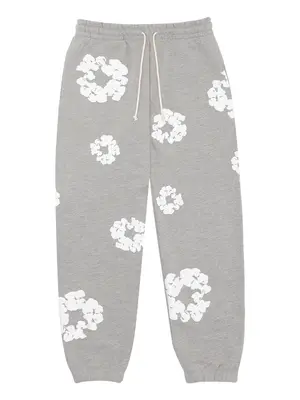 DENIM TEARS Cotton Wreath Sweatpants - Grey