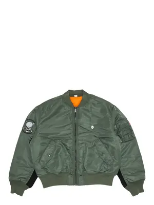 Supreme X Bounty Hunter Ma-1 Jacket - Green