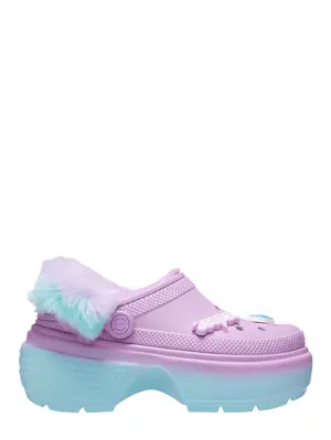 CROCS Aespa X Stomp Lined Clog - Purple