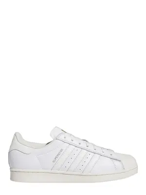 Adidas Superstar Adv Cracked Leather Sneakers - White