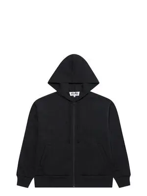 Play Comme Des Garcon X Invader Pixel Heart Zip Hoodie - Black