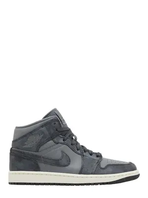 JORDAN 1 Mid 'distressed Smoke - Grey
