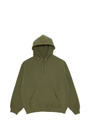 Supreme Satin Appliqué Hooded Sweatshirt - Green
