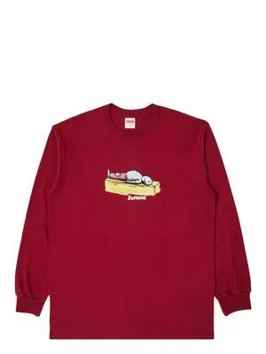 Supreme Neil Blender Arrow Long-sleeve Tee 'cardinal - Red
