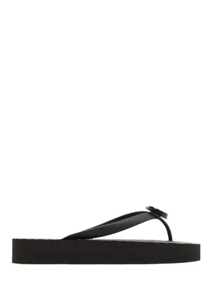 Gucci Chevron Thong Sandal - Black
