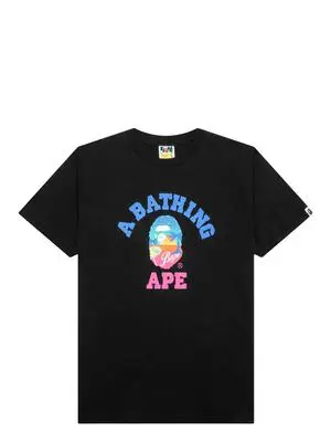 A BATHING APE Sunset Beach Tee - Black