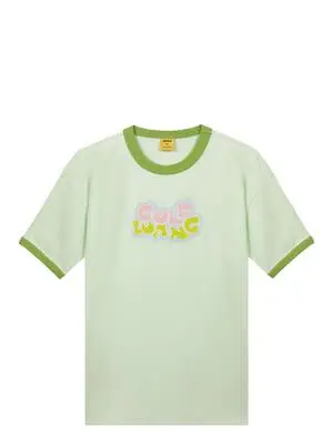 GOLF WANG Harmony Logo Ringer Tee 'light - Green