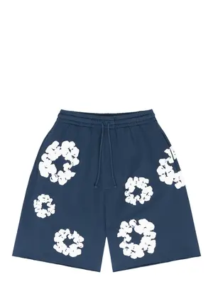DENIM TEARS The Cotton Wreath Shorts - Blue