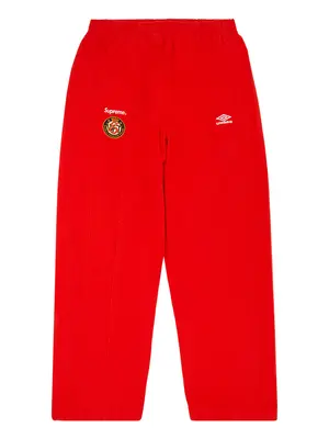 Supreme X Umbro Cotton Ripstop Track Pant - Red
