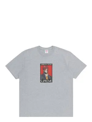 Supreme American Psycho Tee 'heather Grey' Grey