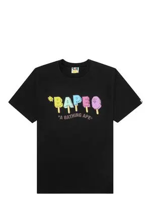 A BATHING APE Popsicle Tee - Black