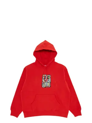 Supreme Neil Blender Mosaic Hooded Sweatshirt - Red