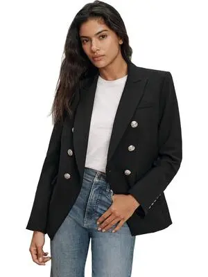 Veronica Beard Miller Dickey Jacket Black/silver