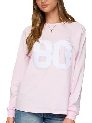 EDIKTED 80 Oversized Tee Light-pink