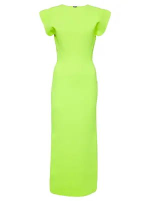 Maticevski Zephyr Midi Dress - Yellow