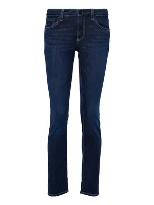 Ag Prima Mid-rise Skinny Jeans - Blue
