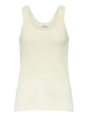 LEMAIRE Ribbed-knit Tank Top - Yellow