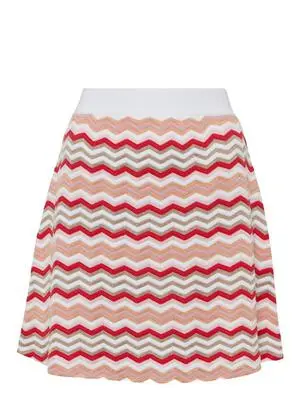 Missoni Zig Zag Cotton-blend Miniskirt - Multicoloured