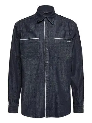 Dolce & Gabbana Denim Shirt - Black