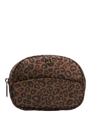 Lululemon City Essentials Pouch Leopardo Shift Midi Desert Khaki/night Brown/gold