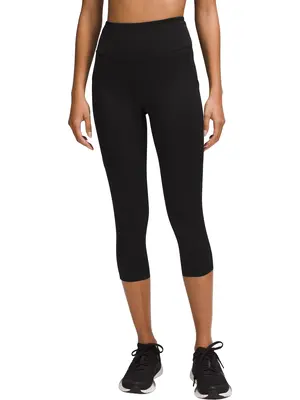 Lululemon Fast And Free High-rise Crop 19 - Black