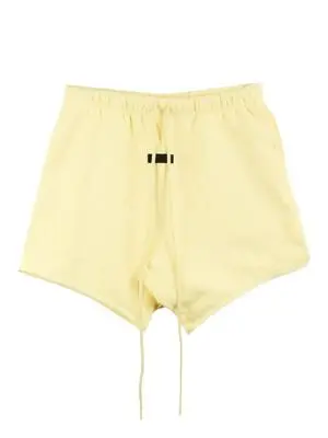 Fear Of God Logo-patch Track Shorts - Yellow